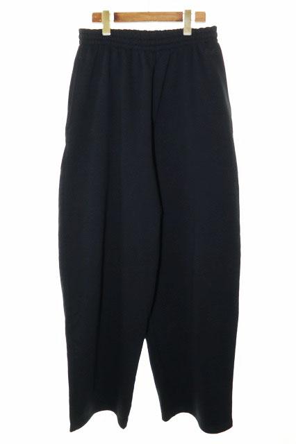 【中古】バレンシアガ BALENCIAGA 25SS GARDEROBE BAGGY SWEATPANT BLACK XXS バギー スウェットパンツ  ☆AA★251106