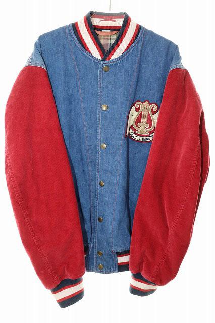 【中古】グッチ GUCCI ボンバージャケット サイズ46 569748-XDAMF スタジャン ブルゾン デニム ☆AA★251213