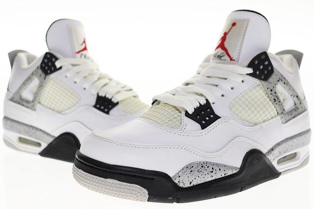 【中古】ナイキ NIKE 【観賞用】AIR JORDAN 4 RETRO OG WHITE CEMENT 26cm 840606-192 AJ4 エアジョーダン ▲■251123