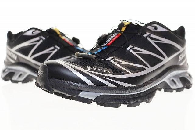 【中古】サロモン Salomon XT-6 GTX BLACK 27cm 474506 ゴアテックス ローカット ブラック 黒 ▲251116 メンズ