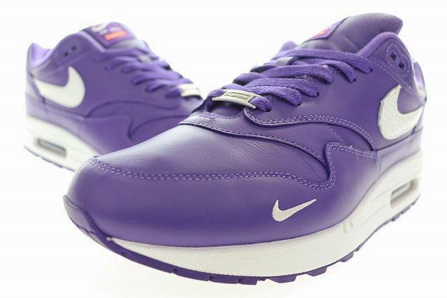 【中古】ナイキ NIKE × SUPREME AIR MAX 1 87 PURPLE 25SS 29?p シュプリーム エア マックス ▲■251209