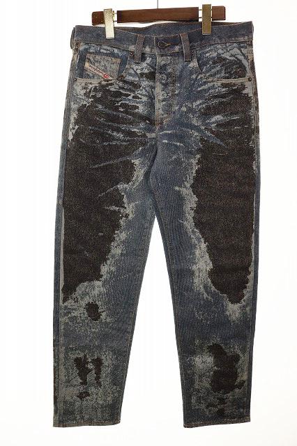 【中古】ディーゼル DIESEL ルーズストレートフィットデニム W28 D-MACS-S3 トロンプルイユ ジーンズ ☆AA★251217