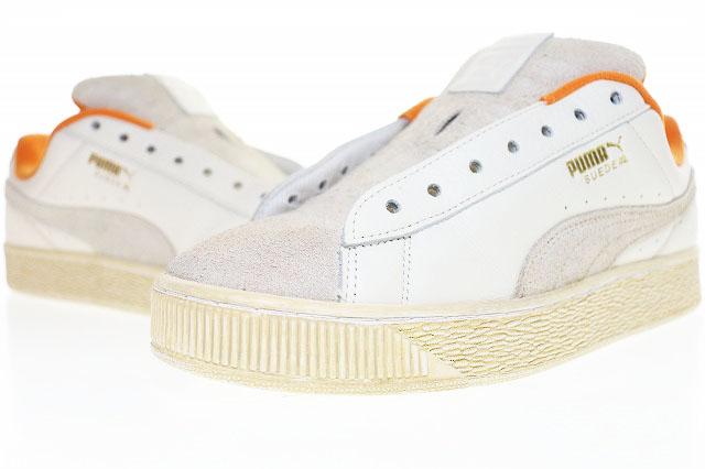 【中古】プーマ PUMA SUEDE XL 2 CARROTS 28cm 398801-01 キャロット スウェード ウォームホワイト ▲■251129