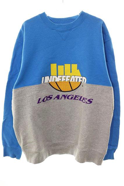 【中古】アンディフィーテッド UNDEFEATED LAKERS SWEATSHIRT L 213077010022 スウェット バイカラー 251206