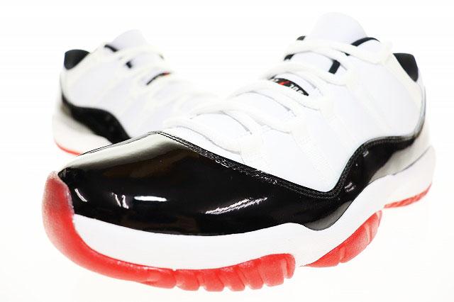 【中古】ナイキ NIKE AIR JORDAN 11 RETRO LOW GYM RED 28.5cm AV2187-160 AJ11 エア ジョーダン レトロ ▲■251204