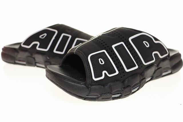 【中古】ナイキ NIKE AIR MORE UPTEMPO SLIDE BLACK 29cm DV2132-001 エア モア アップテンポ スライド ▲■241204
