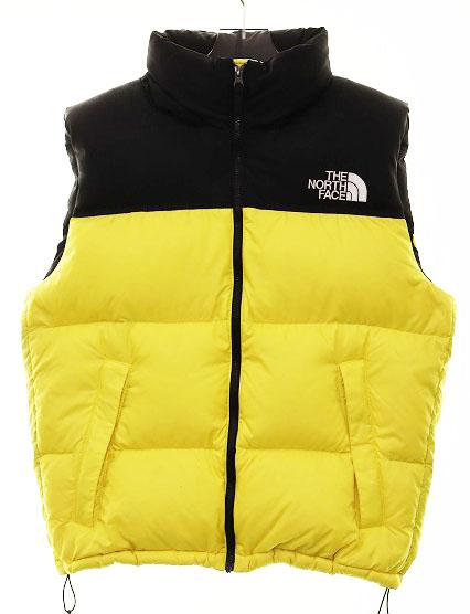【中古】ザノースフェイス THE NORTH FACE NUPTSE VEST YELLOW L ND92232 ヌプシ ベスト イエロー ダウン