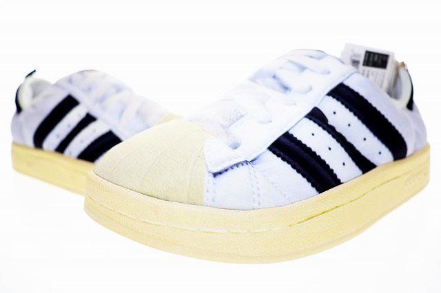 【中古】アディダス adidas PUFFYLETTE 2023 27.5cm HP6697 パフィレッタ ホワイト ブラック 白 黒 ▲■251212