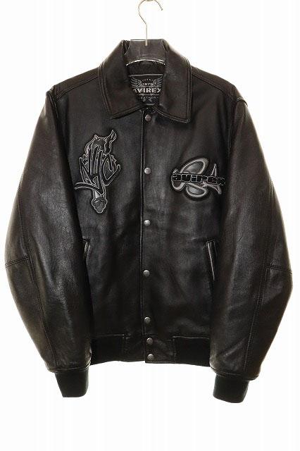 【中古】アヴィレックス AVIREX NEW YORK LEATHER JACKET BLACK M 6161086 ニューヨーク レザー ジャケット 251214