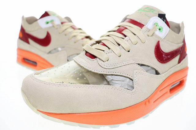 【中古】ナイキ NIKE × CLOT AIR MAX 1 KISS OF DEATH 28.5?p DD1870-100 クロット エア マックス ▲■251218