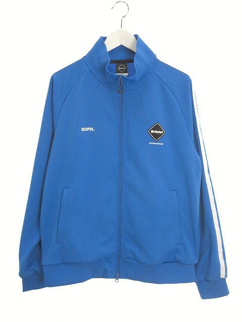【中古】エフシーレアルブリストル FCRB 24FW TRAINING TRACK JACKET トレーニング トラック ジャケット XL ブルー