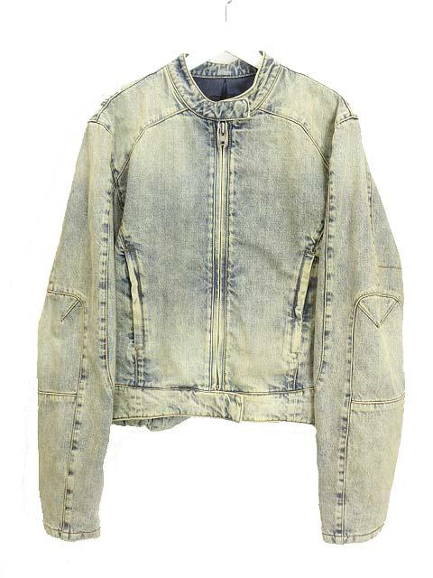【中古】entire studios エンタイアスタジオ 24SS MOTO DENIM JACKET モト デニムジャケット M ブルー系 ジップアップ