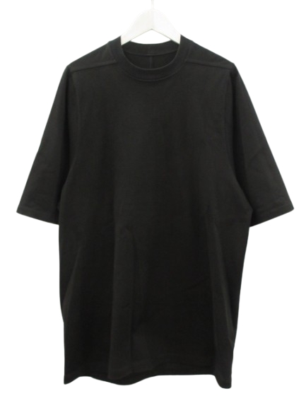 【中古】リックオウエンス Rick Owens TECUATL テクアトル バッグプリント 半袖 Tシャツ カットソー S ブラック