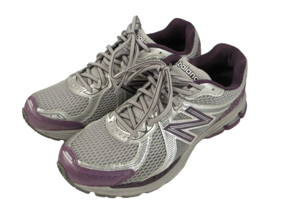 【中古】ニューバランス NEW BALANCE ML860PP2 SILVER GRAY PURPLE 860v2 スニーカー 27cm シルバー パープル