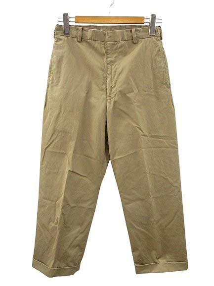 【中古】KAPTAIN SUNSHINE キャプテンサンシャイン Garment Dyed Scottish Sideseemless Trousers  パンツ 30