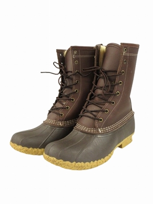 【中古】エルエルビーン L.L.BEAN ビーンブーツ Bean Boots シアリングラインド インサレーテッド USA製 ブラウン 7