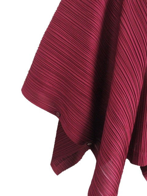 中古】プリーツプリーズ PLEATS PLEASE タートルネック ポンチョ