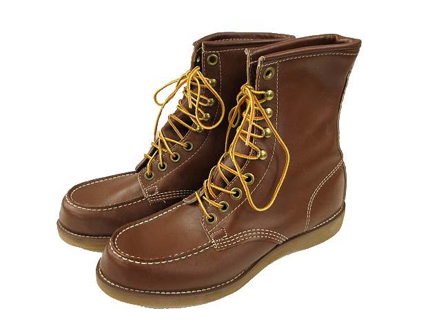 【中古】ヴィンテージ VINTAGE 70s OIL RESISTANT ワークブーツ USA製 レザー レースアップ 茶 ブラウン 9.5 メンズ