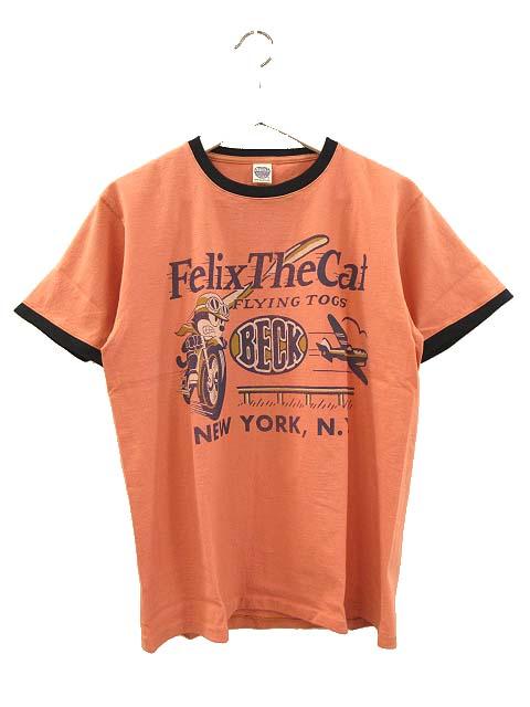 【中古】未使用品 トイズマッコイ リンガー Tシャツ フィリックス プリント FELIX THE CAT BECK TMC2503 M
