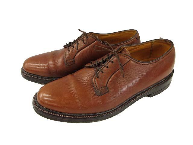 【中古】フローシャイム インペリアル Florsheim Imperial ケンムール プレーントゥ レザー シューズ ブラウン 9.5D