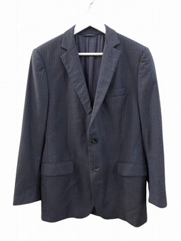 【中古】ブルックスブラザーズ レダ REDA テーラードジャケット 2ボタン イタリア製 ストライプ 40R メンズ