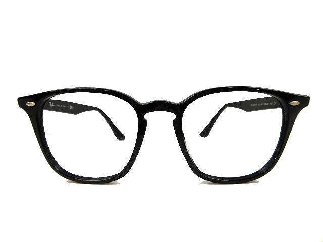 【中古】レイバン RAY BAN サングラス フレーム RB4258-F フルフィット ウェリントン メガネ 黒 ブラック 52 20
