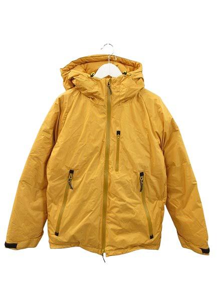 【中古】ナンガ NANGA ダウンジャケット M オレンジ系 ジップアップ アウター メンズ