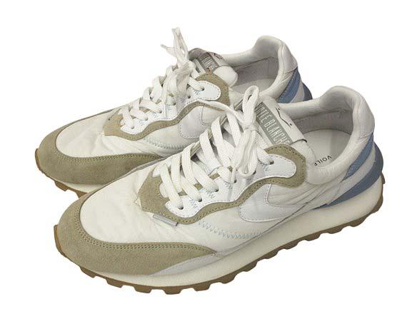 【中古】VOILE BLANCHE ボイルブランシェ QWARK HYPE MAN クオーク ハイプ マン スニーカー 43 白 ホワイト シューズ