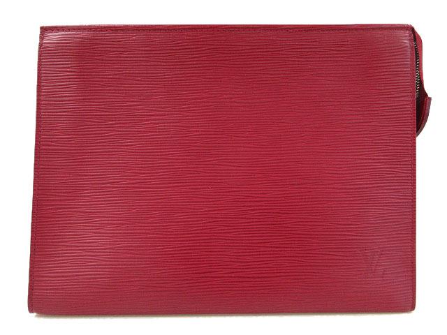 【中古】ルイヴィトン LOUIS VUITTON エピ ポッシュ トワレ 26 フューシャ ポーチ セカンドバッグ レザー ☆AA★