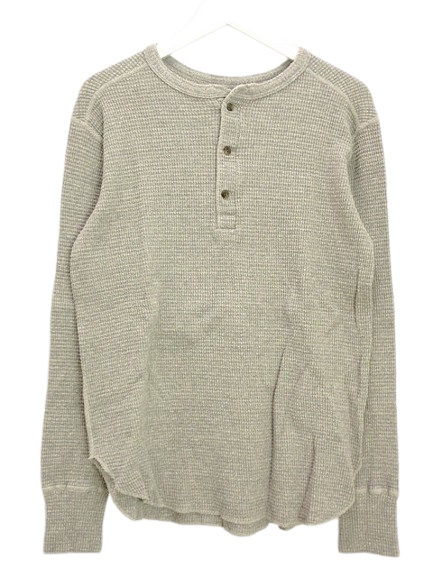 【中古】アパルトモン ドゥーズィエムクラス GOOD GRIEF! HENLEY NECK THERMAL TOP ヘンリーネック サーマル トップ