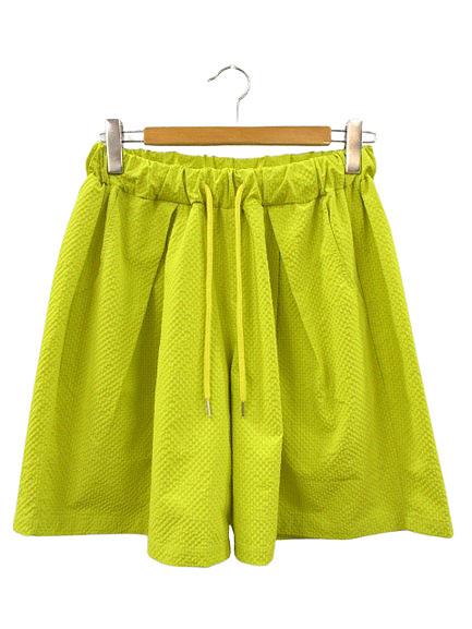 【中古】FAKIE/STANCE フェイキースタンス Seersucker Shorts シアサッカー ショーツ XL イエロー ショートパンツ