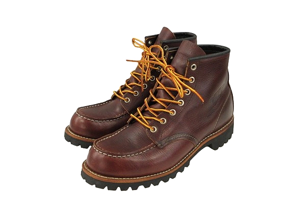 【中古】レッドウィング REDWING 8146 ラフネック モックトゥ ブーツ ブライアーオイルスリック ブラウン 8.5D