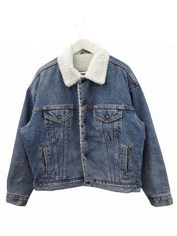 【中古】リーバイス Levi's 90s 70609 4891 デニム ボアジャケット M USA製 4ポケット ブルー メンズ