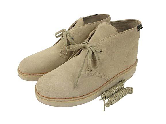 【中古】クラークス clarks Desert BT GTX デザートブーツ ゴアテックス UK7.5 サンド スエード メンズ