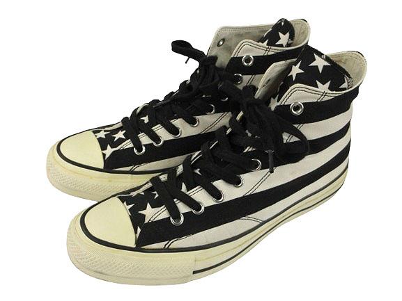 【中古】コンバース CONVERSE ADDICT CHUCK TAYLOR MATERIAL HI 1CL881 チャックテイラー マテリアルハイ 28 ホワイト