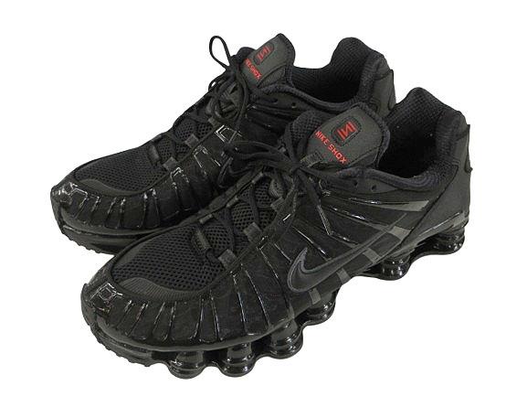 【中古】ナイキ NIKE SHOX TL AV3595-002 ショックス TL 30.5cm 黒 ブラック スニーカー シューズ 靴 メンズ