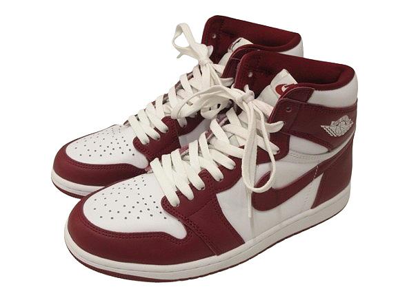 【中古】ナイキ NIKE AIR JORDAN 1 RETRO HIGH OG WHITE/TEAM RED DZ5485-160 エアジョーダン 1 レトロ ハイ 26.5