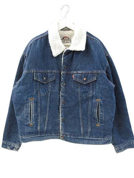 【中古】リーバイス Levi's 90s 70609-0216 ボアデニムジャケット ジージャン オーバーサイズ メキシコ製 ブルー L