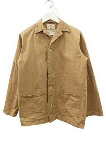 【中古】ビッグジョン Big John ARMY チノジャケット XX EXTRA CHINOS JACKET XX603S KHAKI BEIGE カーキ M メンズ