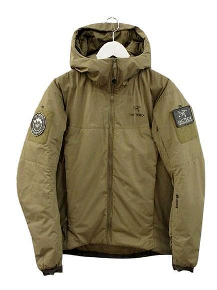 【中古】アークテリクス LEAF COLD WX HOODY LT JACKET リーフ コールドワックスフーディーエルティージャケット XS