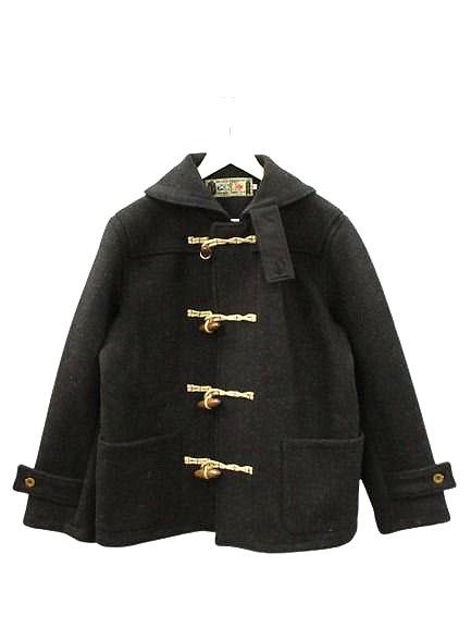 【中古】 ミスターフリーダム × シュガーケーン SC15636 MFSC ウールメルトン ダッフルコート M チャコールグレー