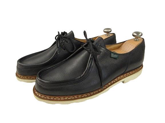 【中古】パラブーツ Paraboot BEAUTY&YOUTH ユナイテッドアローズ 別注 ミカエル チロリアンシューズ ネイビー 42