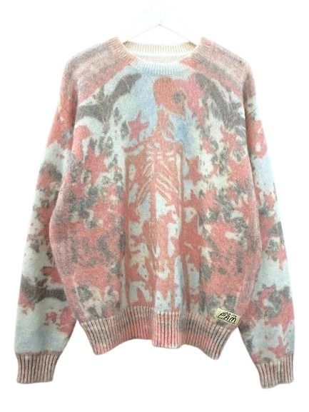 【中古】パークスアンドミニ パム P.A.M PERKS AND MINI ニット 総柄 アルパカ混 2025AW マルチカラー