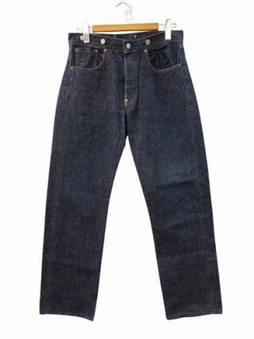 【中古】リーバイス Levi's 90s S702XX デニムパンツ ジーンズ 日本製 シンチバック サスペンダーボタン 濃紺 W33