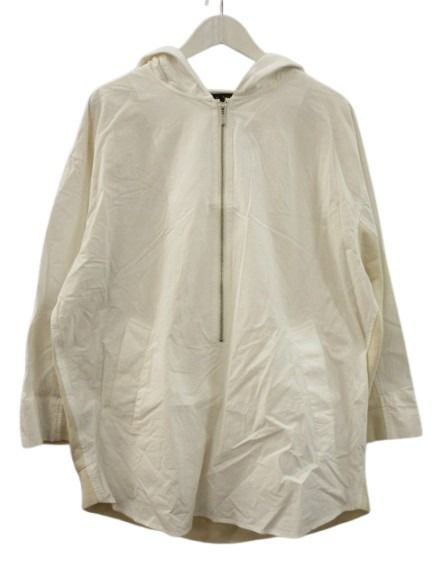 【中古】ワイズ Y's RISMAT by アノラック パーカー プルオーバー スウェット 切替 ベージュ トップス ヨウジヤマモト