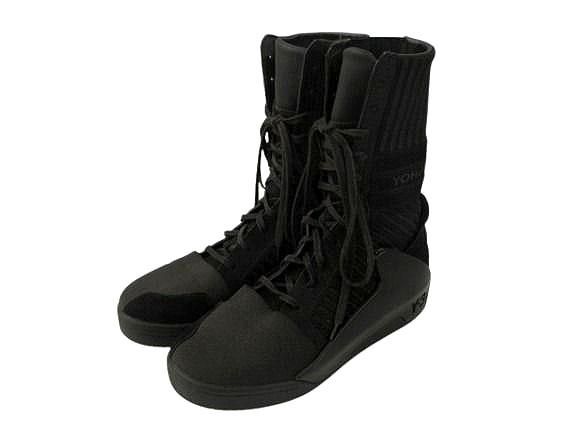 【中古】ワイスリー Y-3 ヨウジヤマモト HAYWORTH GUARD KNIT S83157 ヘイワース ガード ニット ブーツ 10D 黒