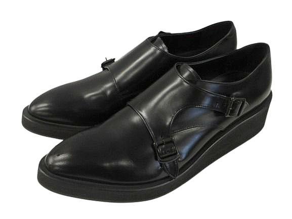 【中古】ラッドミュージシャン LAD MUSICIAN KIP SHOES 2218-911 キップシューズ レザーシューズ 44 黒 ブラック 本革