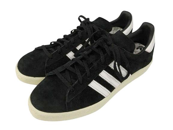 【中古】アディダス adidas CAMPUS 80s FX5438 キャンパス スニーカー 26cm 黒 ブラック シューズ 靴 メンズ