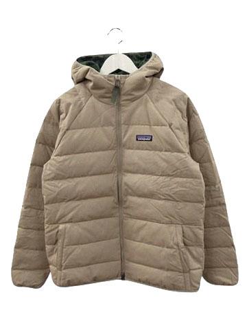 【中古】パタゴニア Patagonia コットン ダウンジャケット Cotton Down Jacket 26845 SBDY ベージュ M レディース
