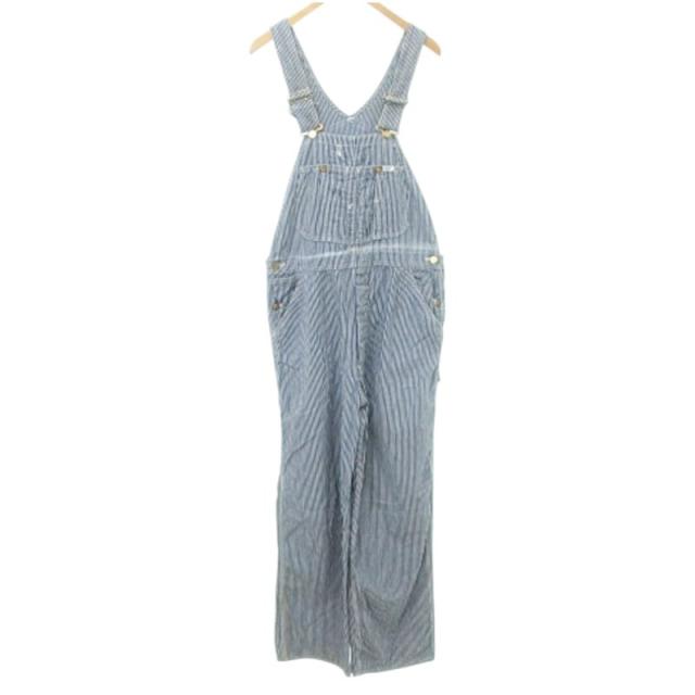 【中古】リー LEE 70s ヴィンテージ VINTAGE ストライプ オーバーオール つなぎ 作業着 デニム ジーンズ インディゴ